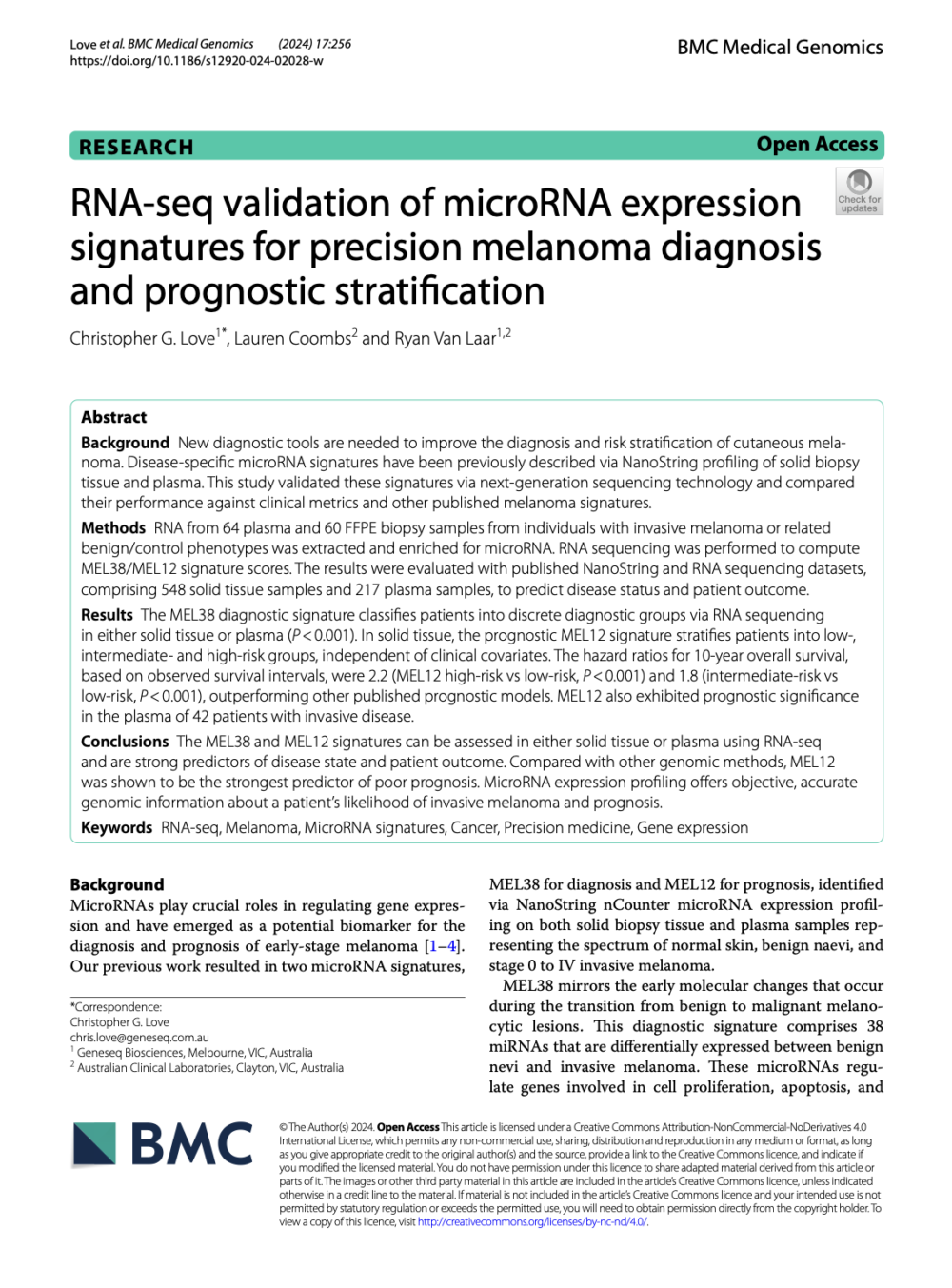 BMC Paper 6 – Geneseq Biosciences
